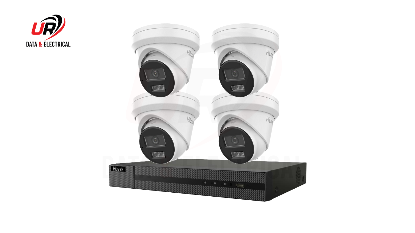 Hikvision Hilook 6MP Acusense 4 Camera 4CH Turret CCTV Kit – UR DATA AND ELECTRICAL