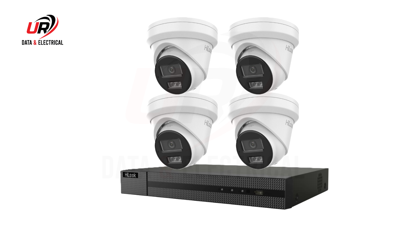 HiLook by Hikvision 4 X 8MP IPC-T282H-MU Acusense Camera kit 4CH NVR – UR DATA AND ELECTRICAL