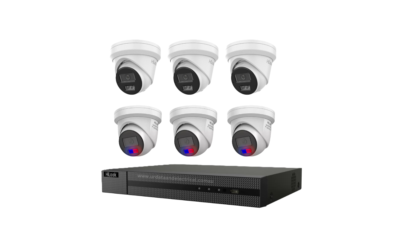 HiLook by Hikvision 6MP 3x IPC-T269-MU/SL, 3 x PC-T262H-MU Camera Kit – UR DATA AND ELECTRICAL