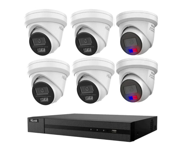 HiLook by Hikvision 6MP 2x IPC-T269-MU/SL, 4 x PC-T262H-MU Camera Kit – UR DATA AND ELECTRICAL