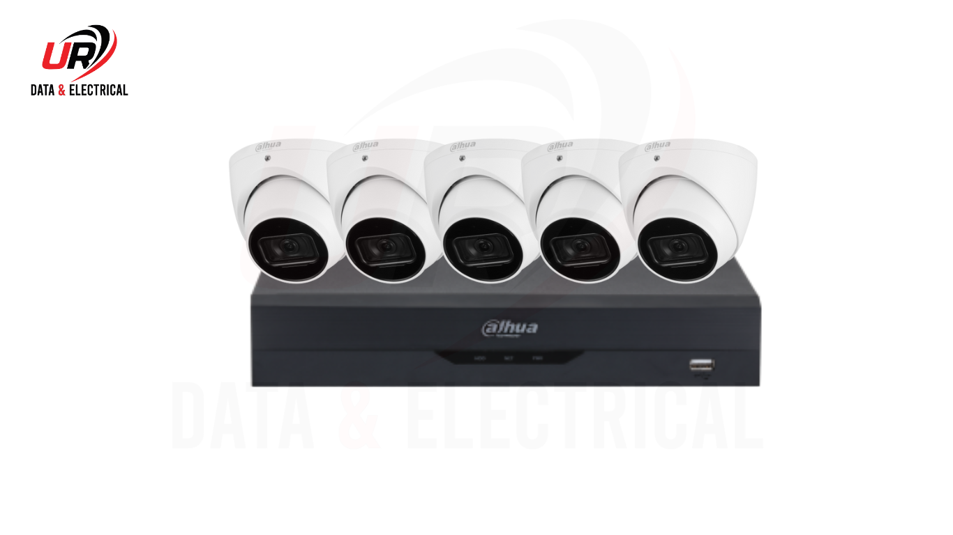 Dahua 5 x 6MP WizSense IP camera kit with 8 Channel AI NVR – UR DATA ...